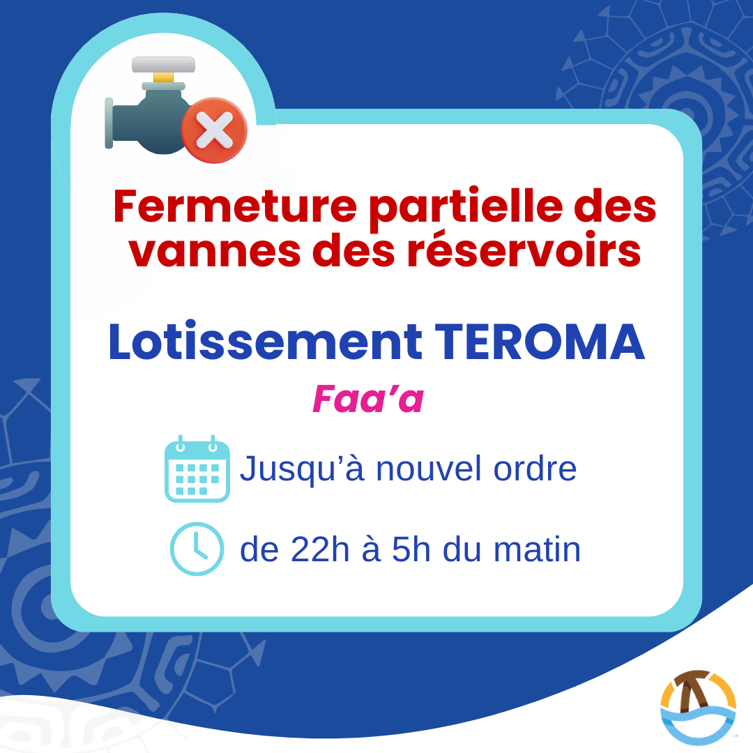 Point de situation de l’alimentation en eau à TEROMA | OPH